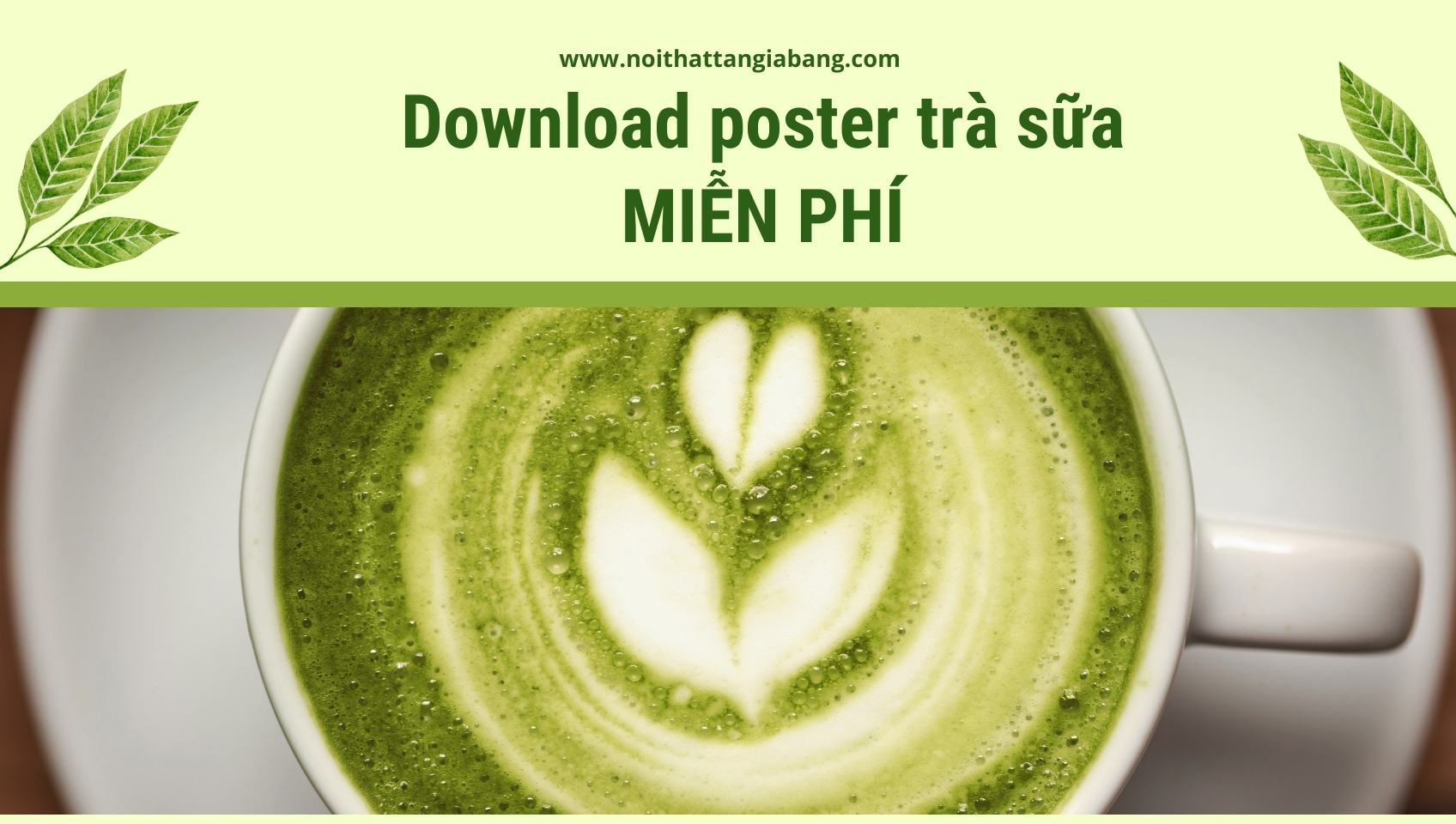 Top 13 poster trà sữa tuyệt đẹp miễn phí download